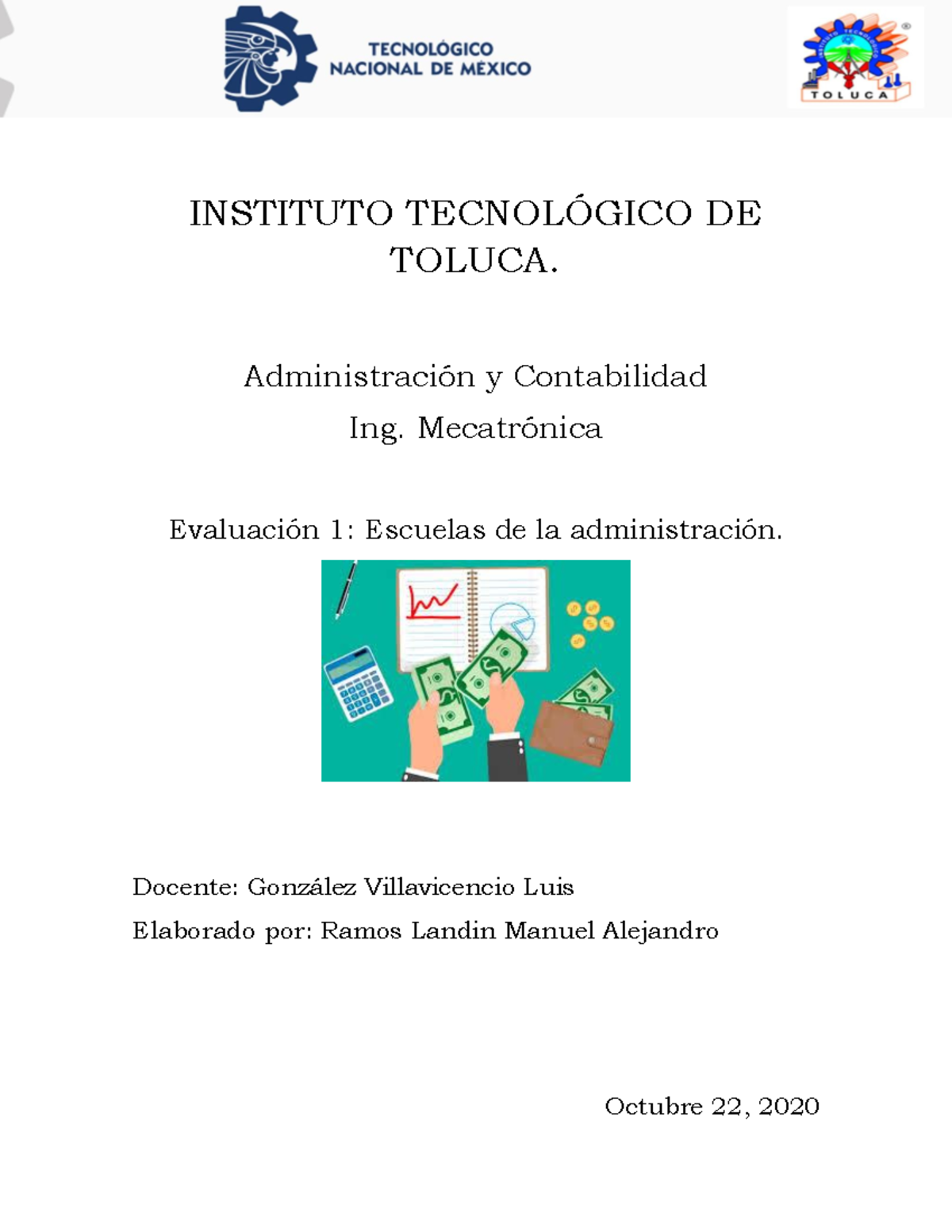Escuelas de la administracion - INSTITUTO TECNOL”GICO DE TOLUCA ...