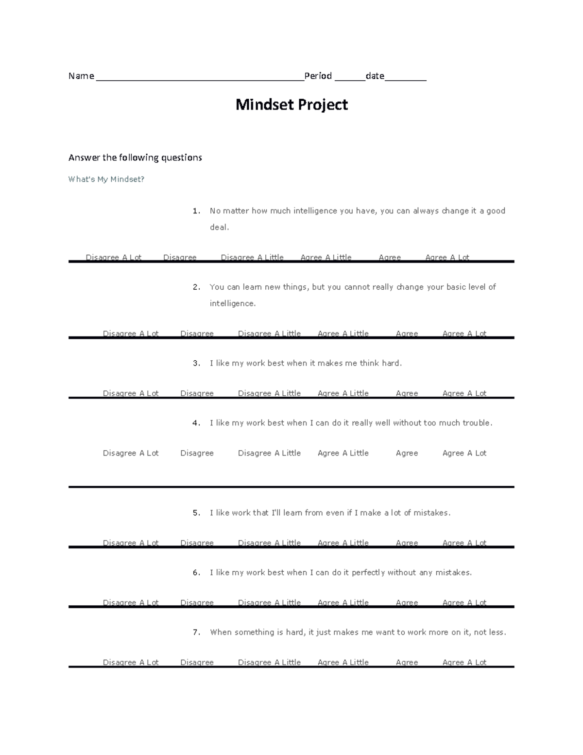Ell students-Growth Mindset- my past and my future hands activity - Studocu