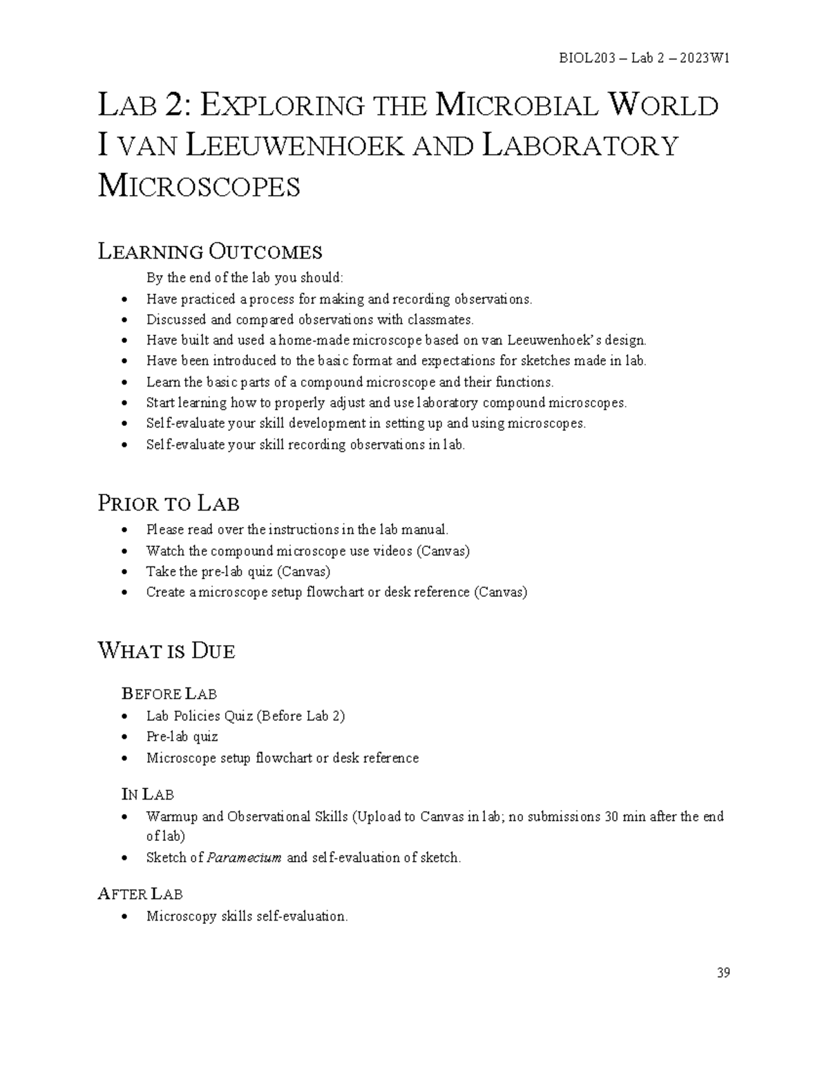 2-Lab 02 2023 Explore Microbial World - L AB 2: E XPLORING THE M ICROBIAL W ORLD I VAN L ...