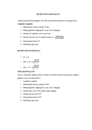 Solusi soal PPM - MASTERAN CONTOH SOAL UTS PPM - SOLUSI SOAL PPM Mutu ...