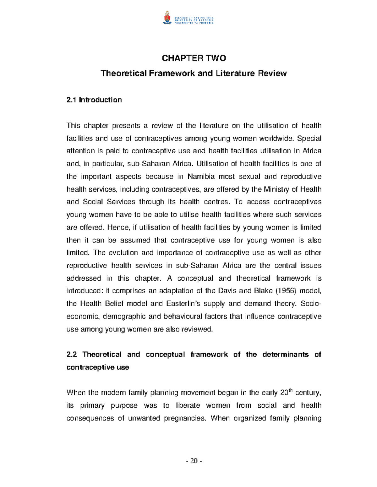 02chapter 2 - Basic - CHAPTER TWO Theoretical Framework and Literature ...