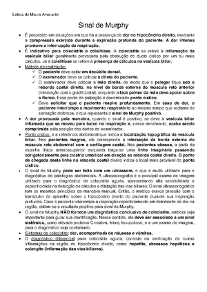 Sinal de Rovsing - O sinal de Rovsing é positivo quando um apalpamento ...