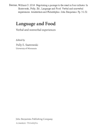 The culinary triangle - Readings - 4 The Culinary Triangle* Claude Lévi ...