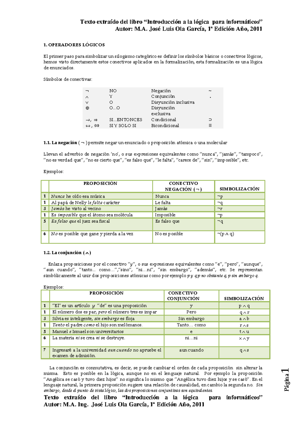 Clase 10 Validez Logica DE Proposiciones Simples Y Compuestas - Autor ...