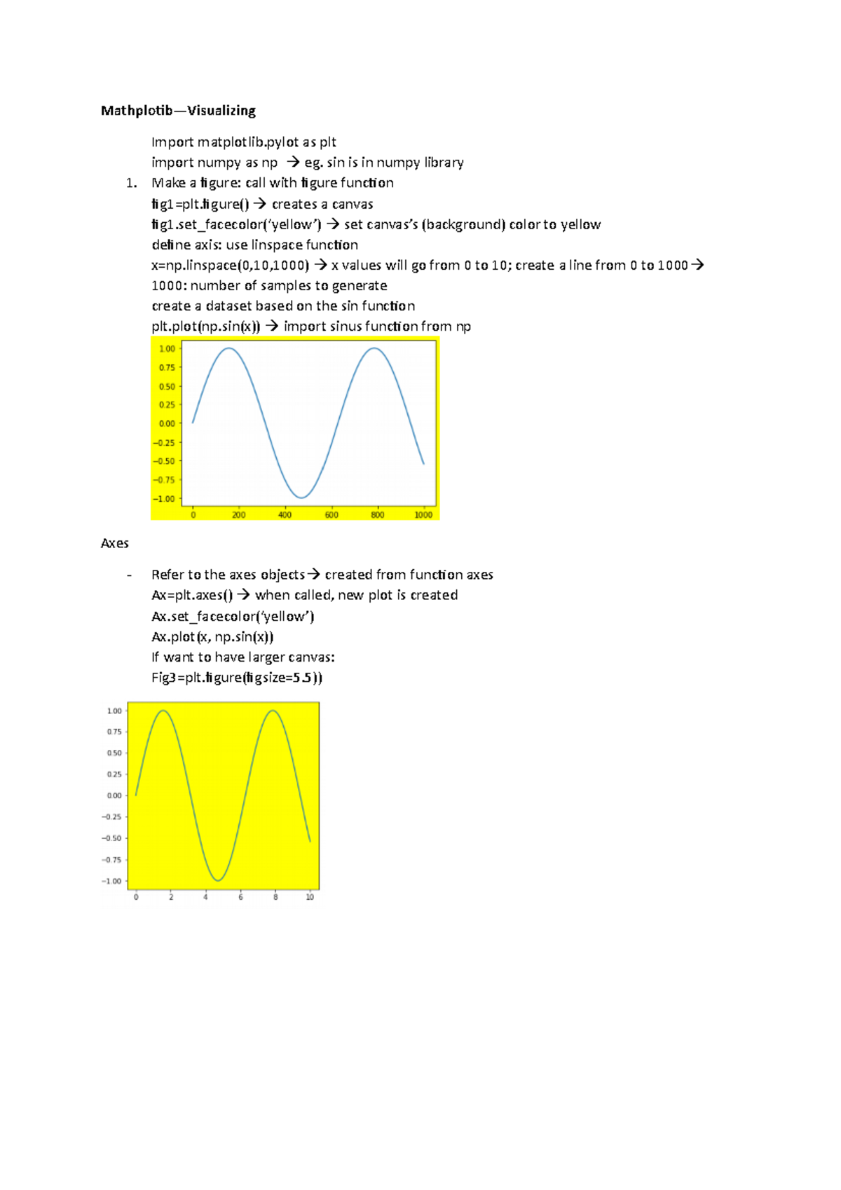 Week 7 Python Lecture Mathplotib—visualizing Import Matplotlib As Plt