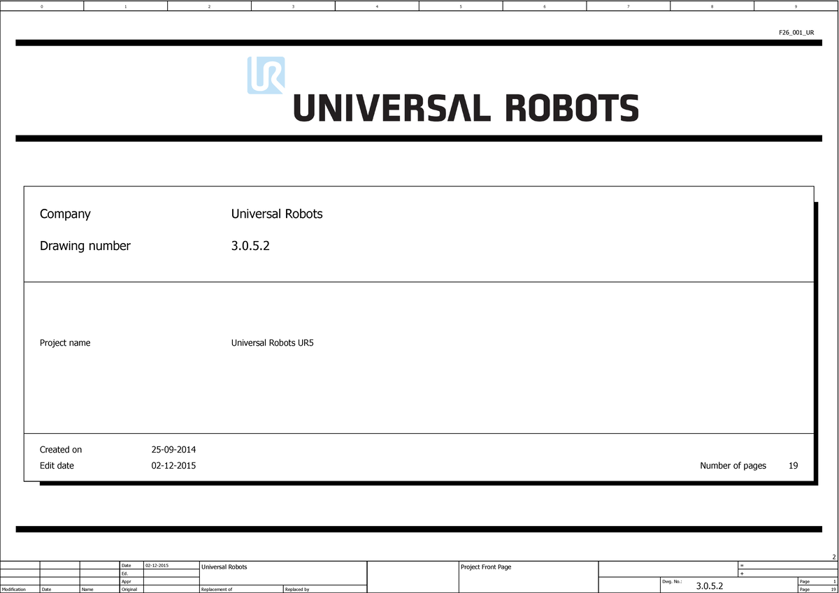 UR5 schematic drawings rev3.0 - Page Ed. Universal Robots ...