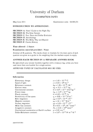 Lecture 1 notes Galaxies - Galaxies - Lecture G1: The Milky Way - 1 ...