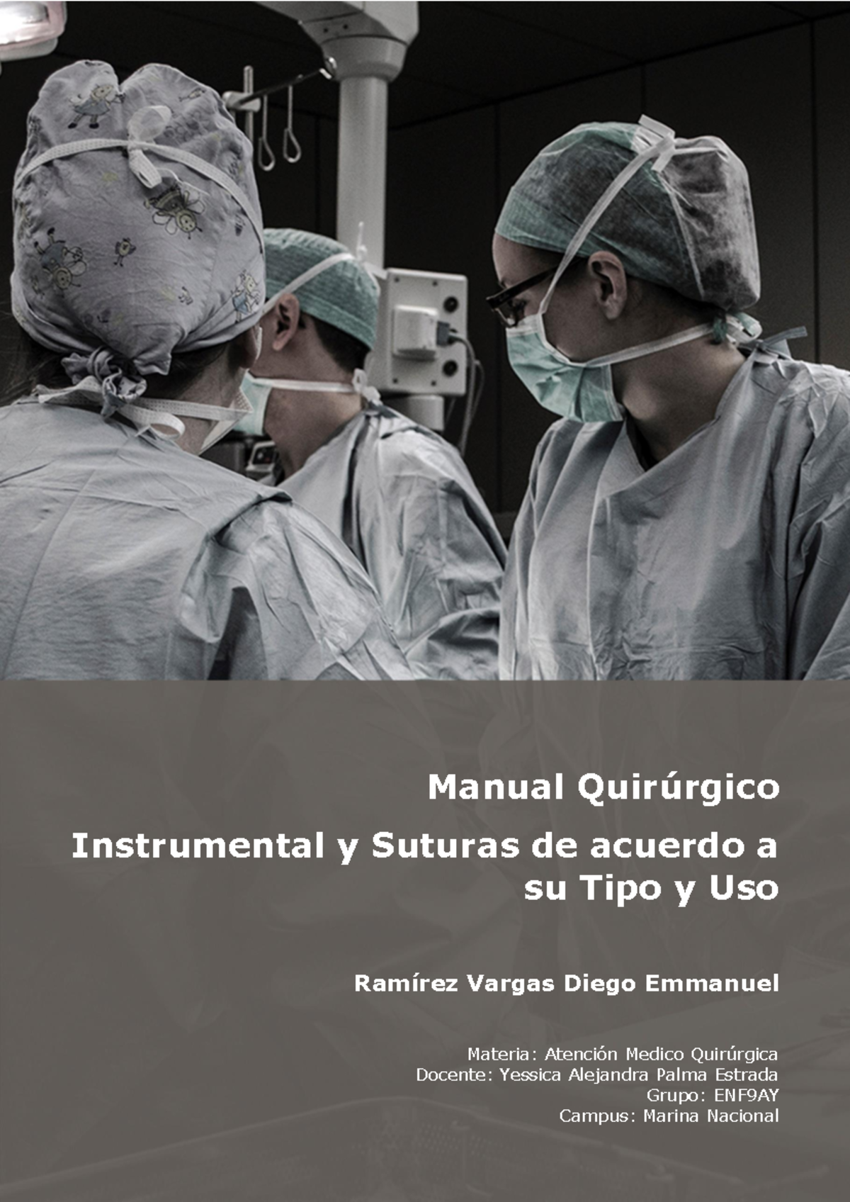 Manual Quirurgico de Instrumental y Suturas - 1 Manual Quirúrgico ...