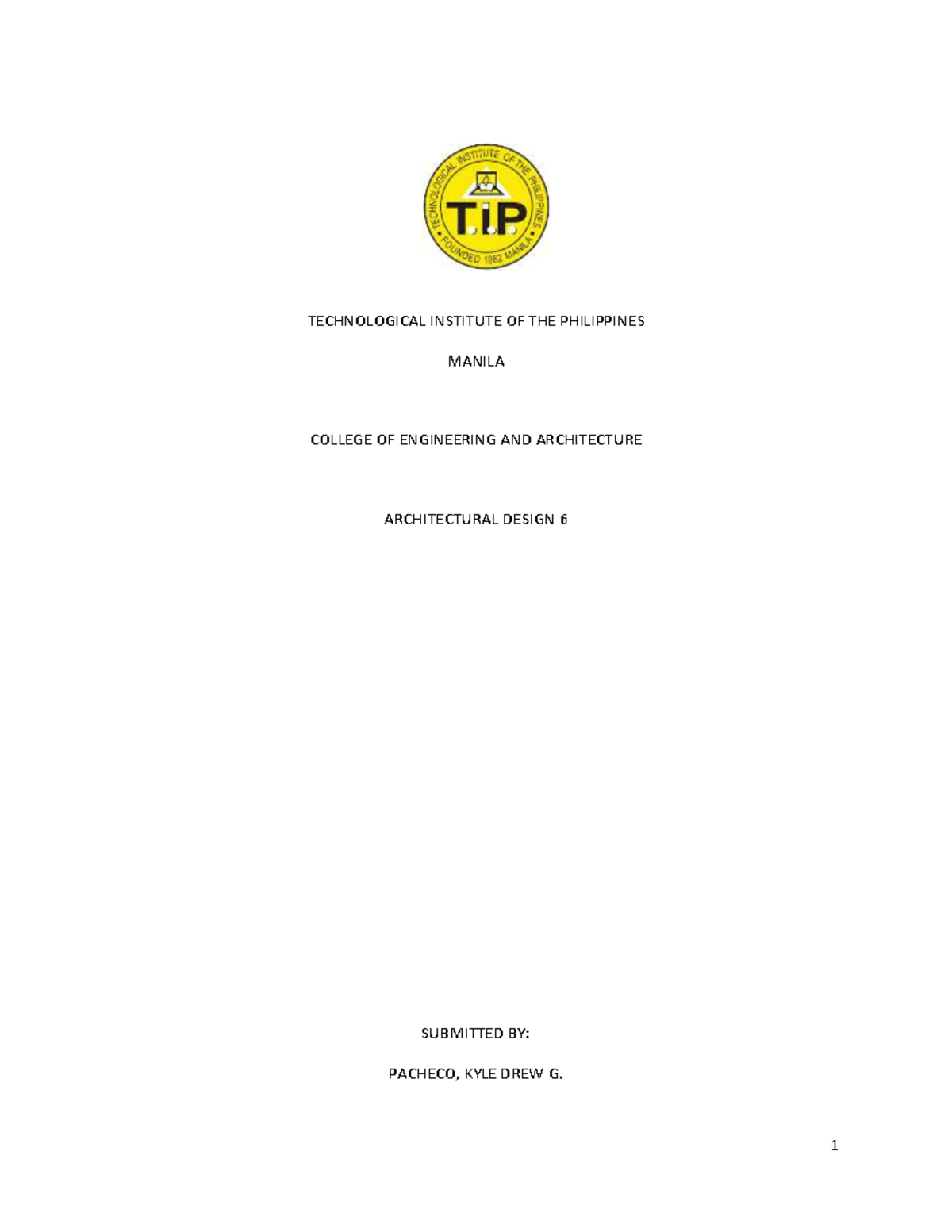 Ardes 6 RP Pacheco - research - TECHNOLOGICAL INSTITUTE OF THE ...