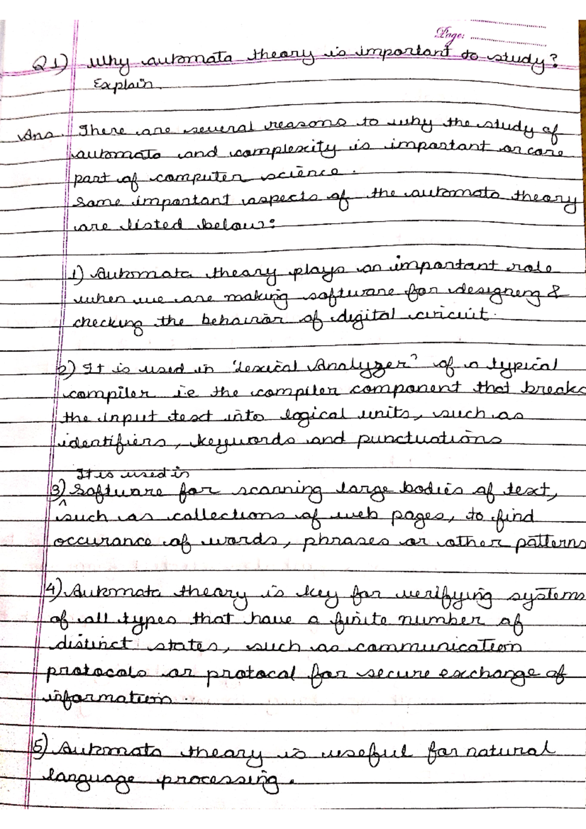 TOC Assignment - EPP Engineering - Studocu