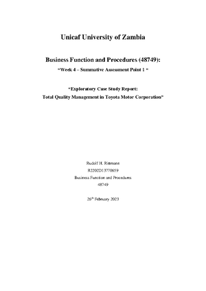 Assignment .2 - Week 7 ( Unicaf) - ASSIGNMENT 2 – WEEK 7 INTRODUCTION ...