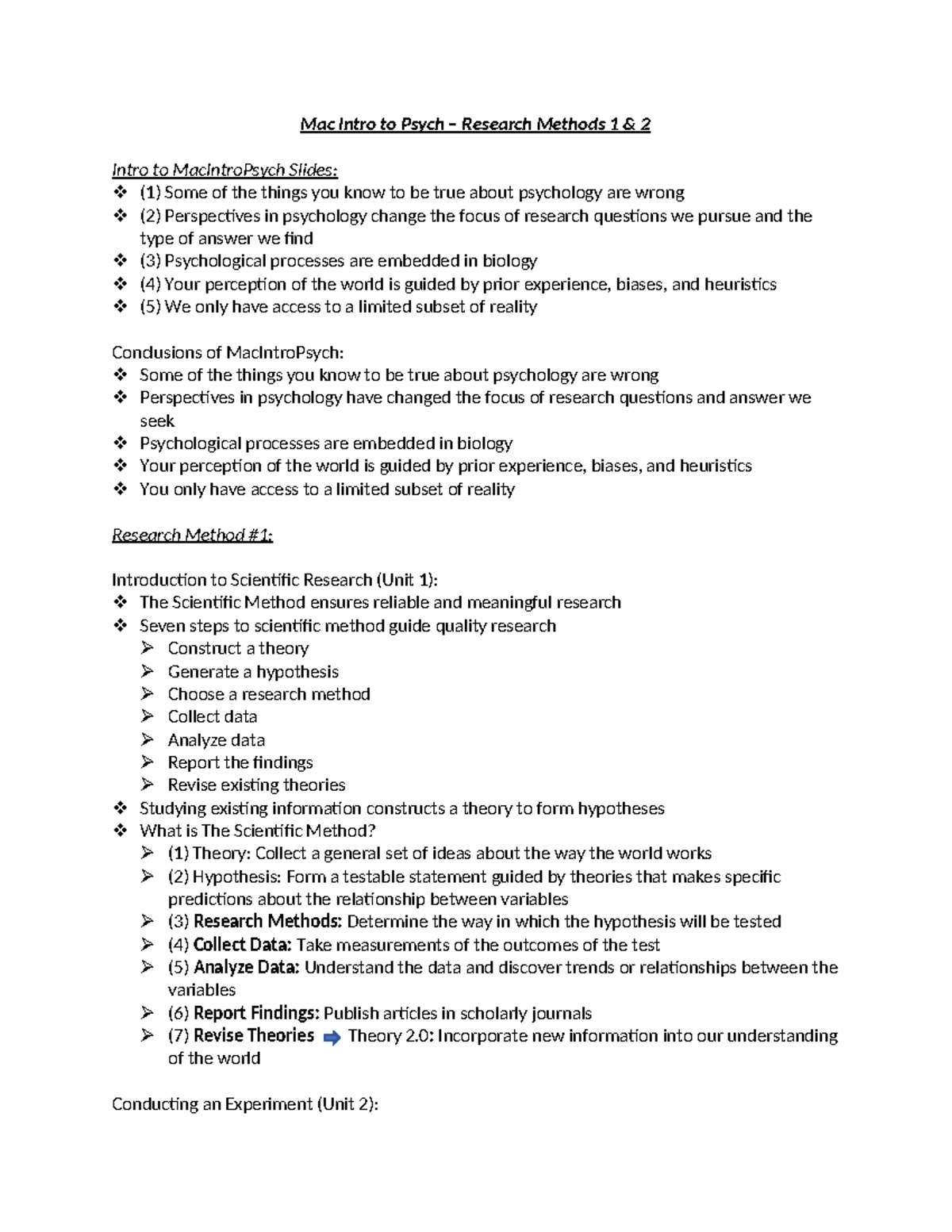 2022-09-12 Psych Research Methods 1 & 2 - Mac Intro to Psych – Research ...