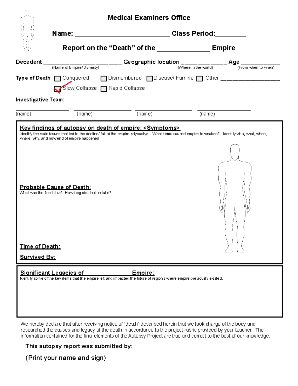 Annotated-Autopsy 20Student%20Handout-1 - Medical Examiners Office Name