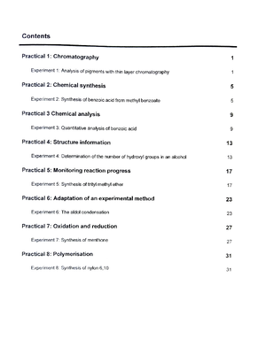 Practical 6 Adaptation of an experimental method - Adaptation of an experimental method ...