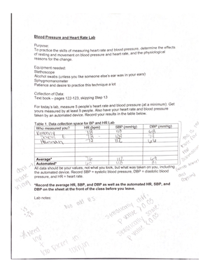 LAB 1 - Ht Wt BMI Computer Lab Homework F19 - Name/section Date Lab report Height and Weight Lab ...