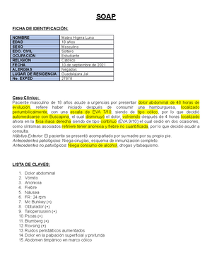BH, QS y EGO - Parámetros a evaluar de estudios - BH Estudio de la ...