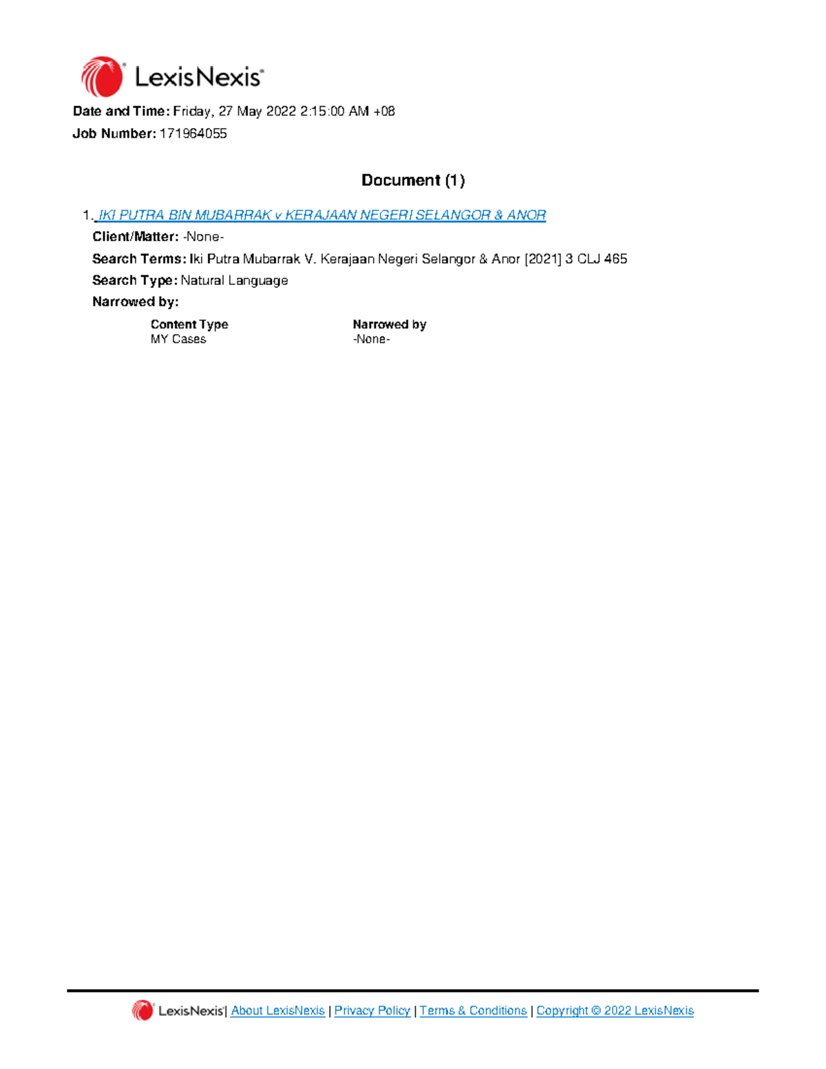 CASE AND Legislation Considered - | About LexisNexis | Privacy Policy ...