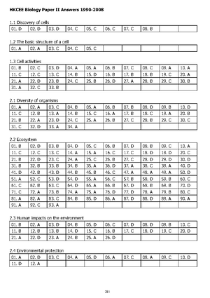 2012 DSE Bio Marking Scheme answer to dse paper - Discovery in Biology ...
