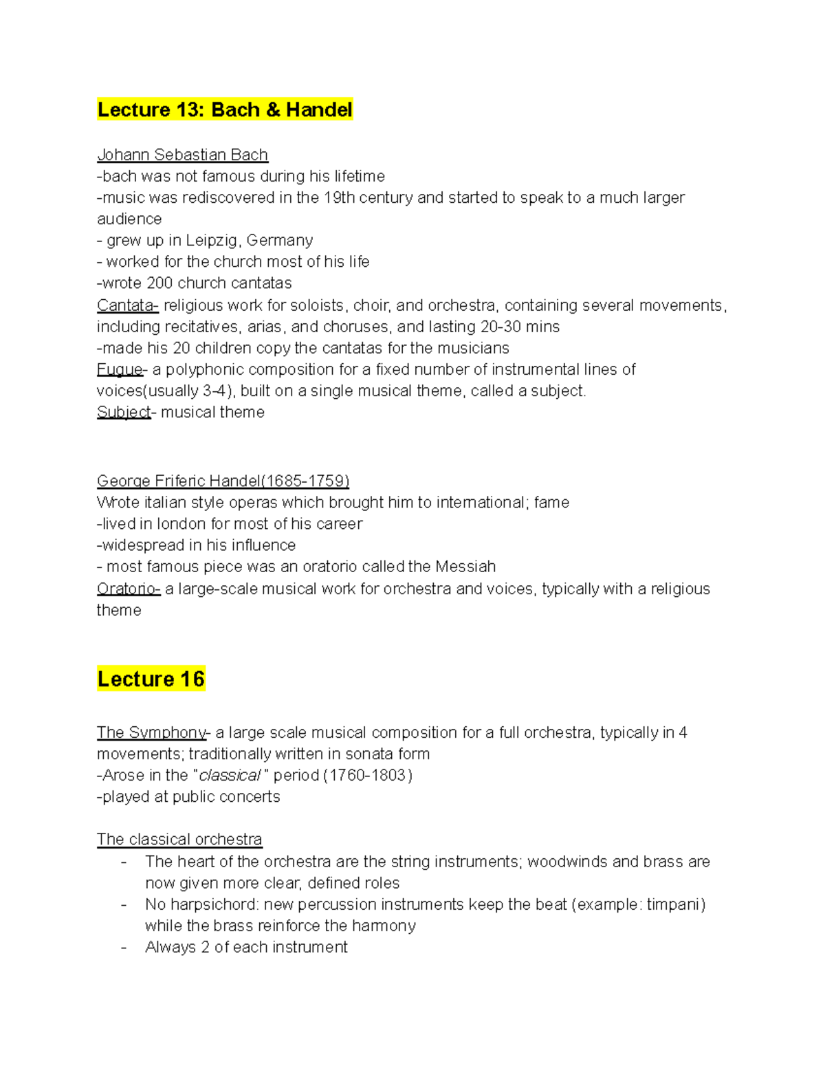 Music notes #3 - Multiple lectures with romantic genres - Lecture 13 ...