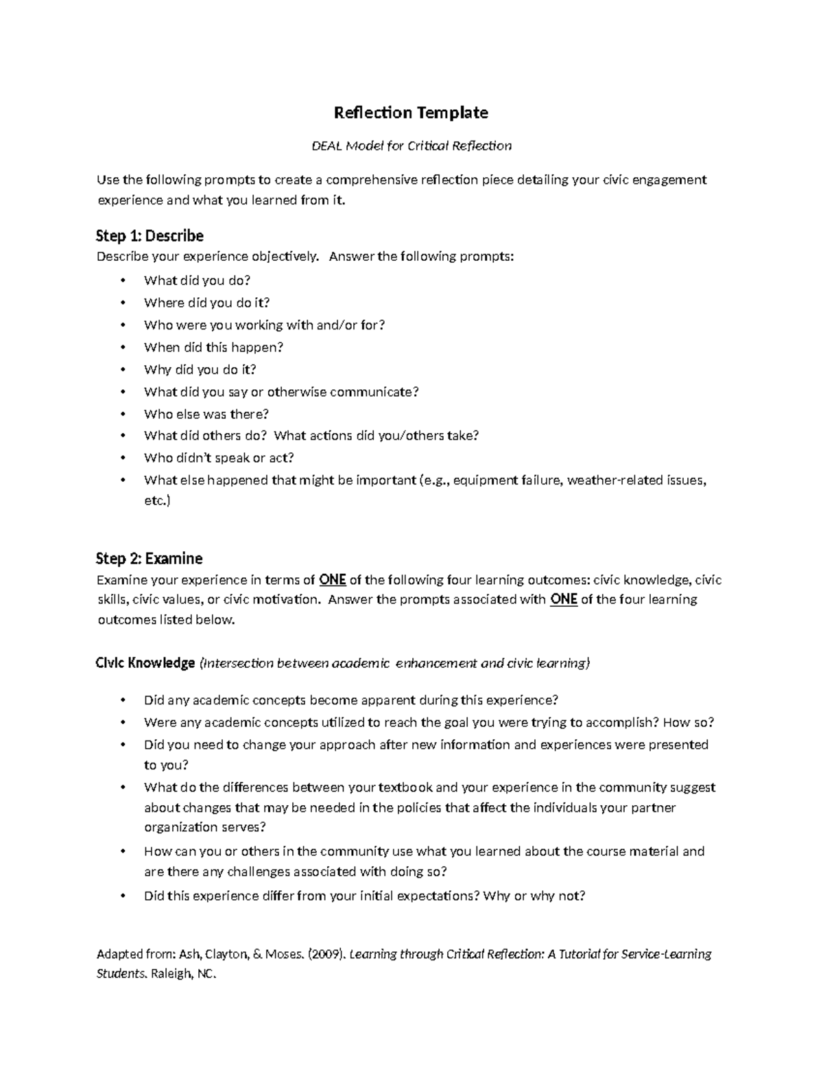 IPP Barrier Ninja Reflection - Reflection Template DEAL Model for ...