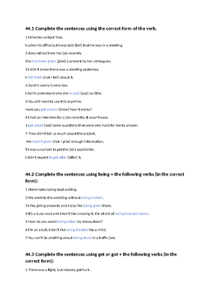 Unit 8 - exercice d'anglais - Unit 8 : Exercices 8 You ask people about ...