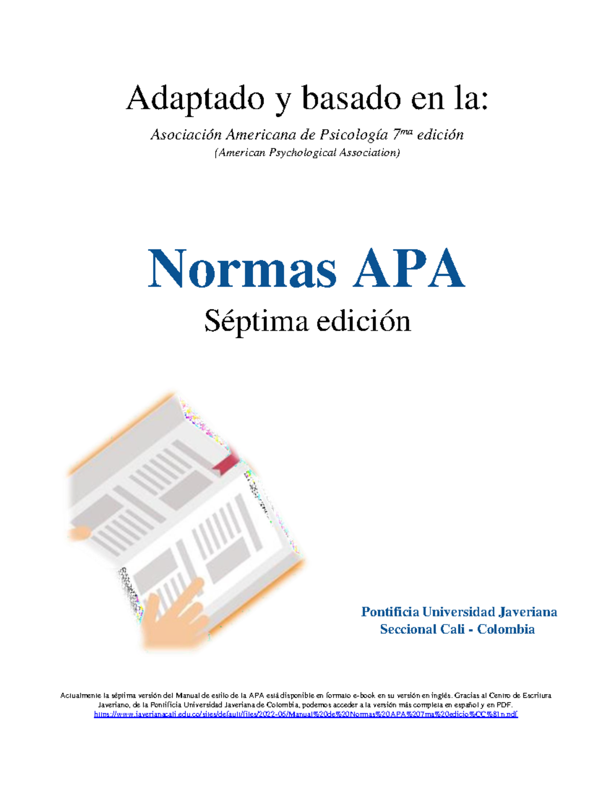 Formato General Adaptado y Basado en las Normas APA 7ma edición 1 ...
