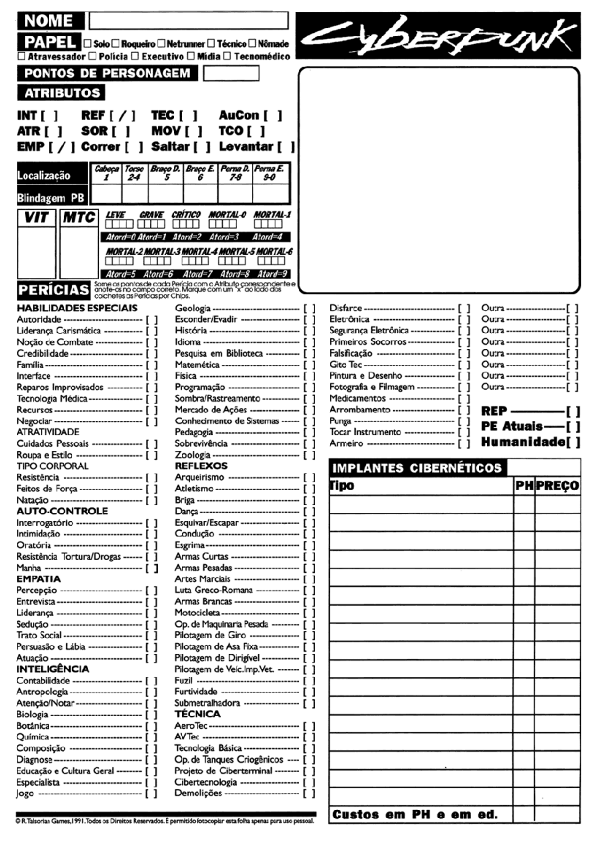 Cyberpunk 2020 PTBR - ..................................... - database ...