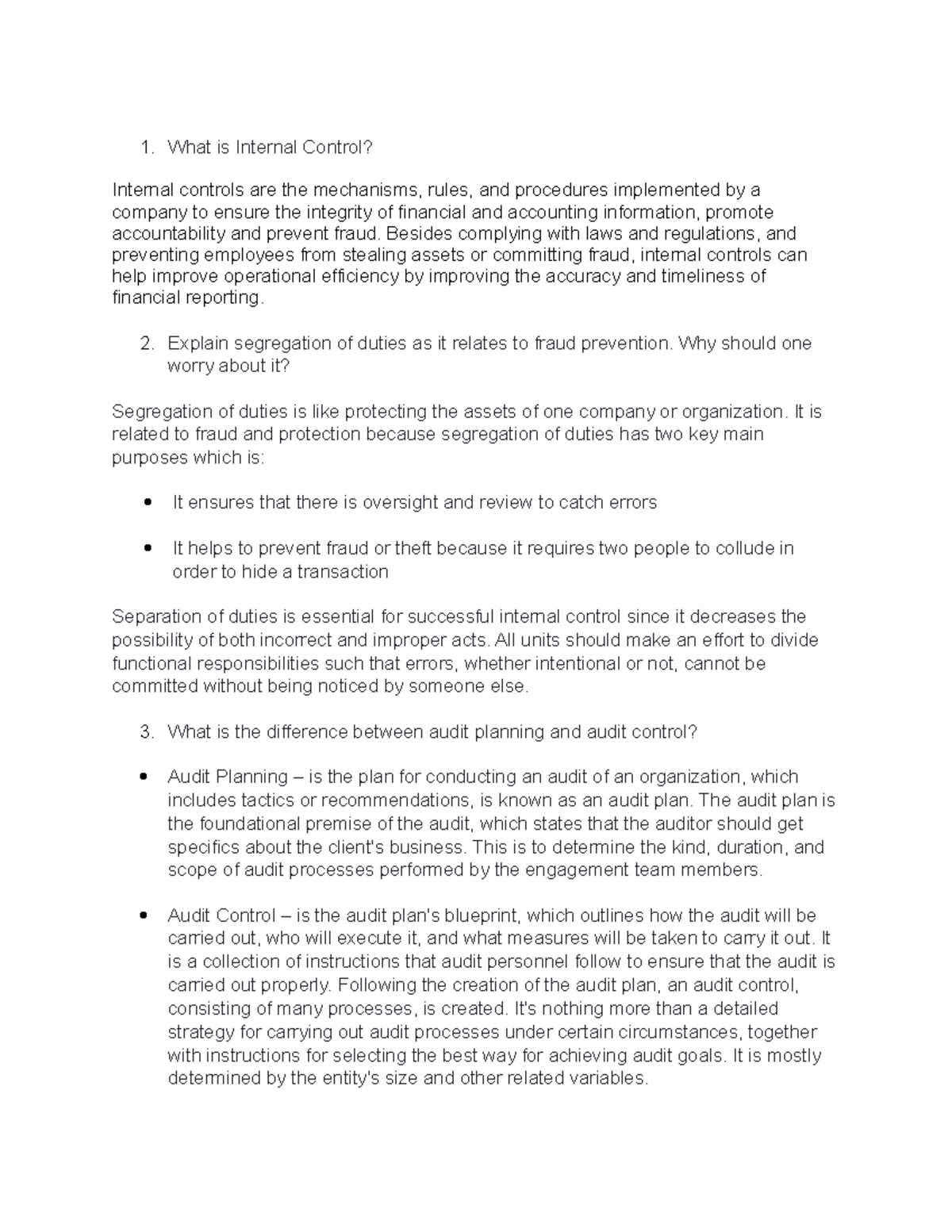 What is Internal Control - What is Internal Control? Internal controls ...