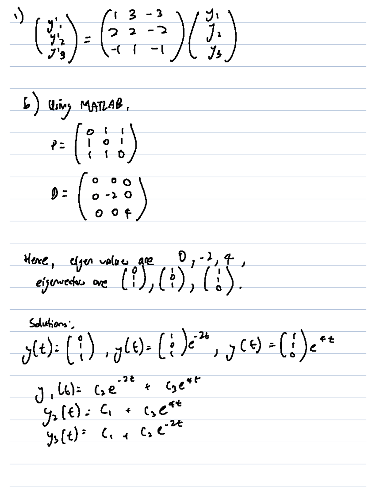 Practice assignment 5 - solutions - 7027176814 b Using MATLAB Here ...