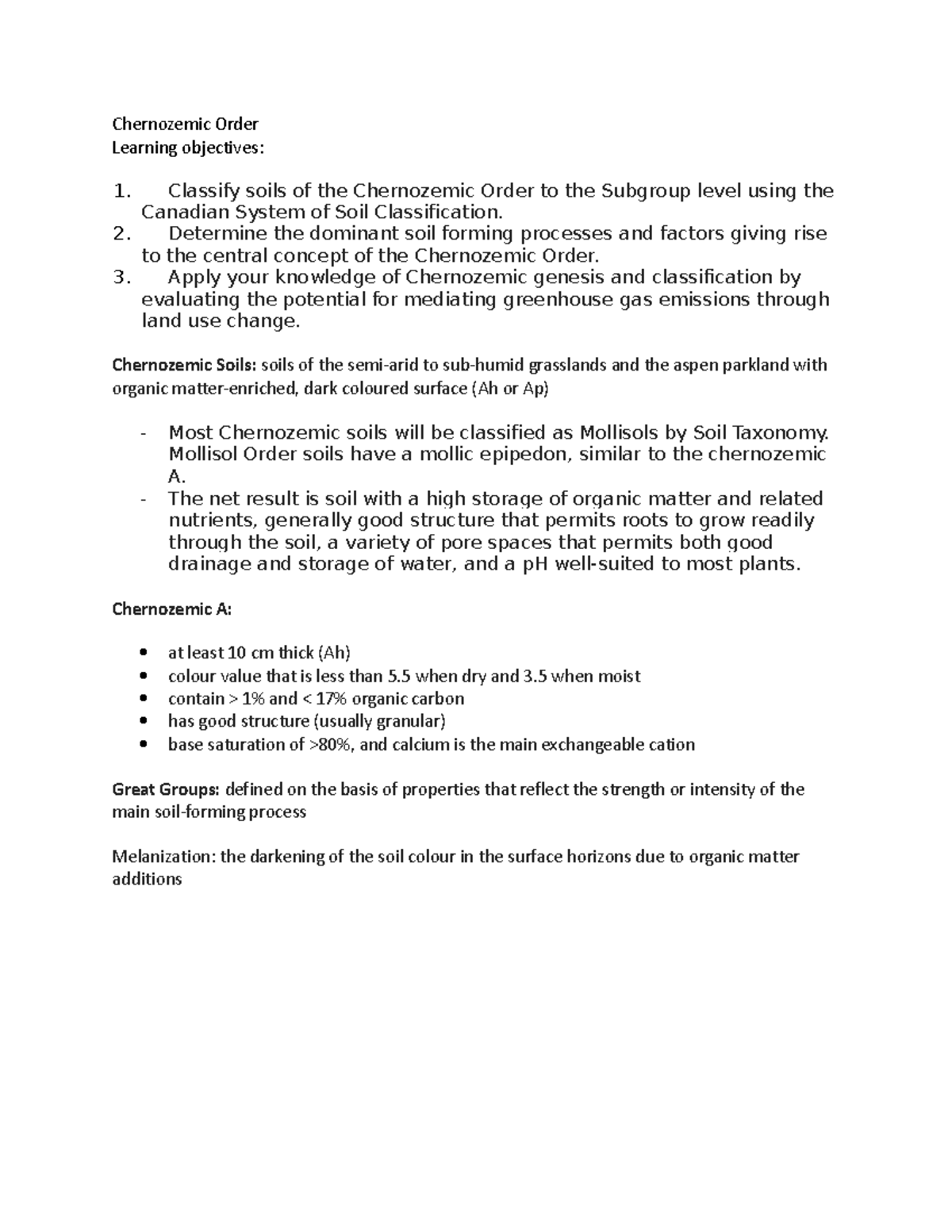 Chernozemic Order - Lecture notes - Chernozemic Order Learning ...