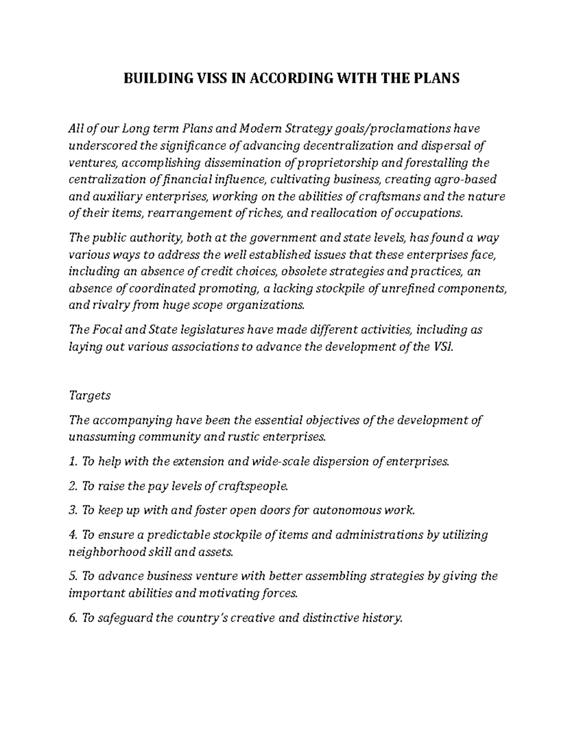 Building VISS IN According WITH THE Plans - BUILDING VISS IN ACCORDING ...