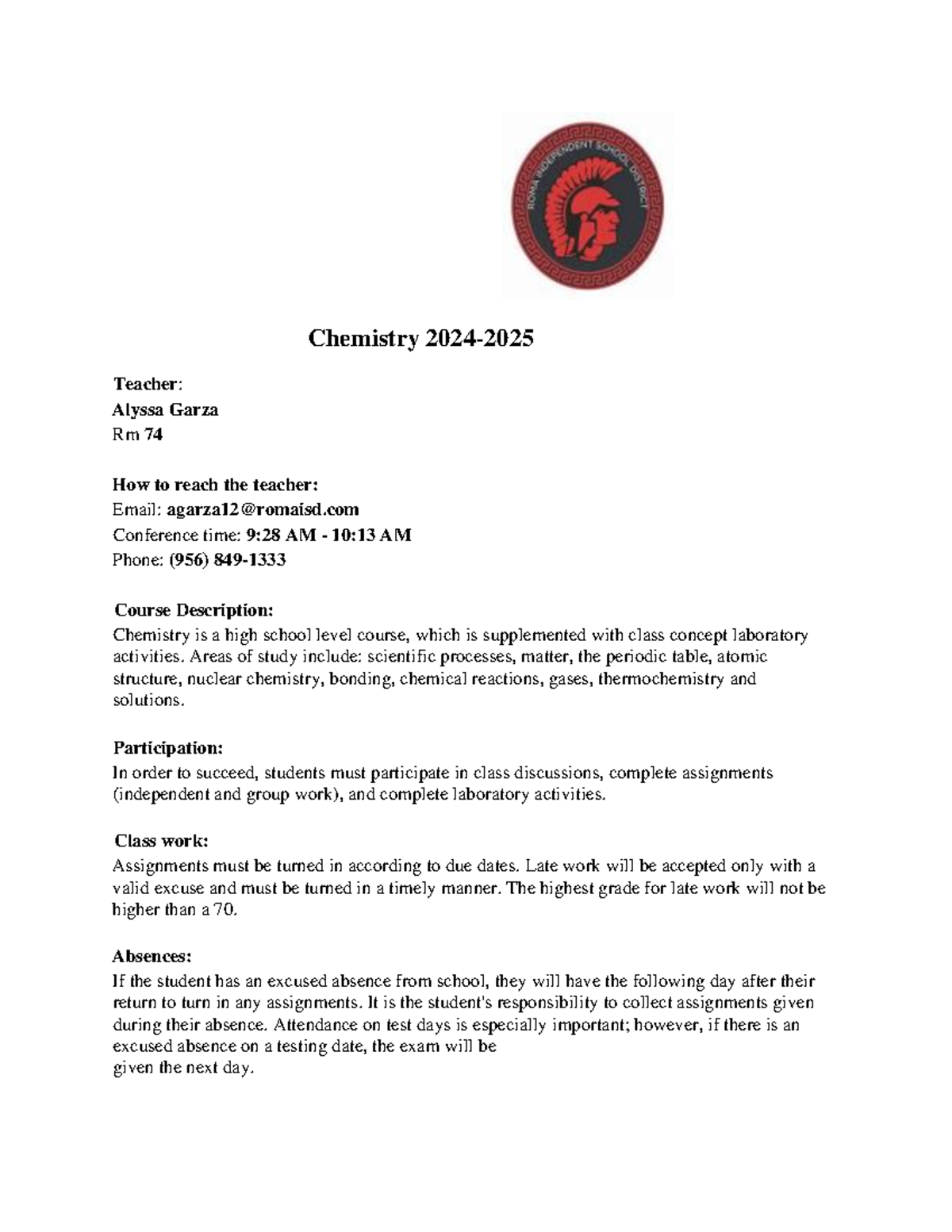 Kami Export - Chemistry 2024 - Chemistry 2024- 2025 Teacher: Alyssa ...