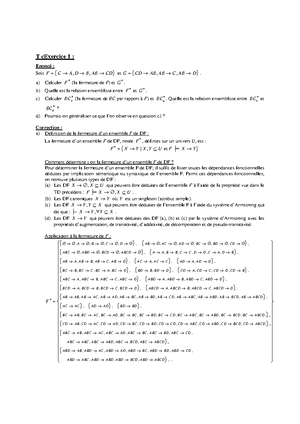 Les Bases de Données SQL Série d exercices N 3 - Corrigé - Les Bases de Données : SQL Série ...