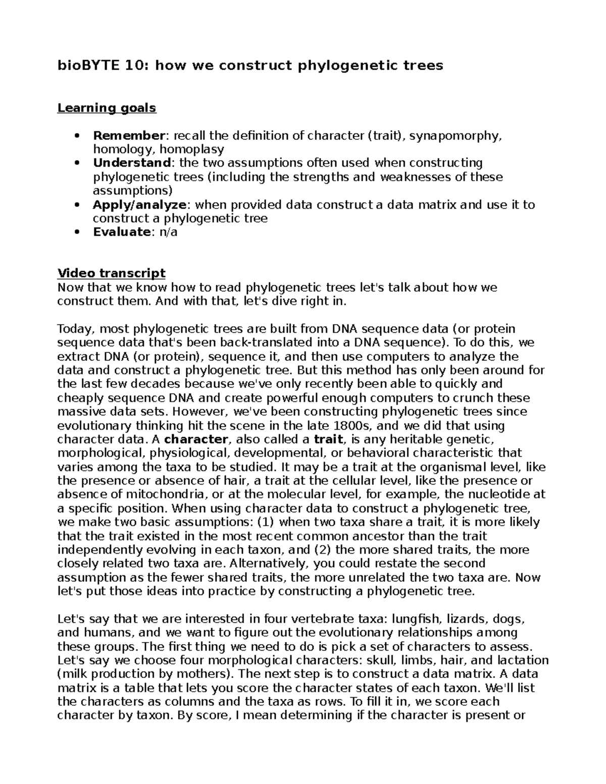 1802.Notes guide.bio BYTE 10 - bioBYTE 10: how we construct ...