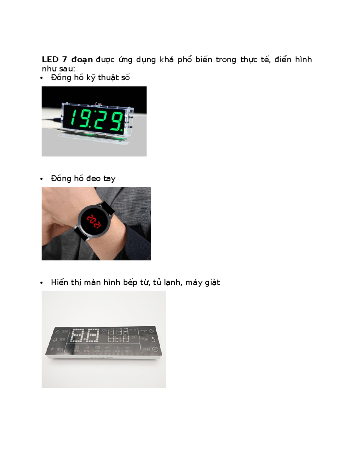 LED 7 đoạn - LED 7 đoạn - Điện tử cơ bản - LED 7 đoạn được ứng dụng khá ...