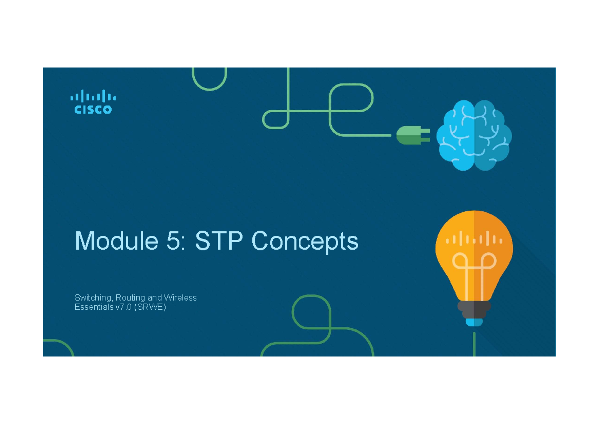 Modulo 5 Stp Concept Module 5 Stp Concepts Switching Routing And