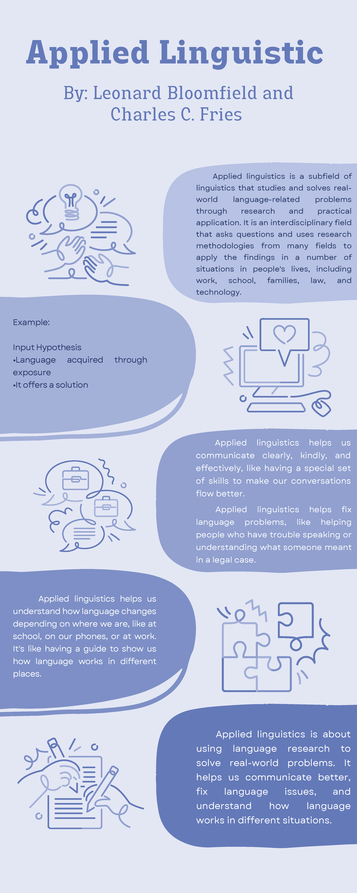 Applied Linguistics - Applied Linguistic Applied linguistics is a ...