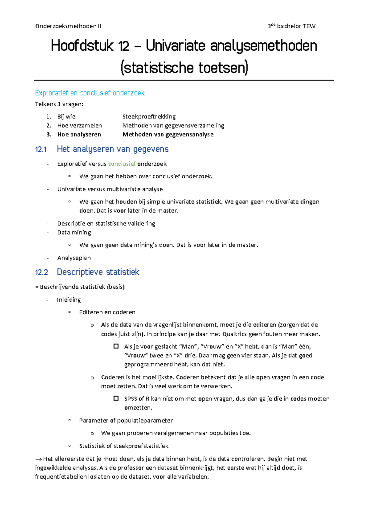 Hoofdstuk 12 en 14 - Warning: TT: undefined function: 32 Warning: TT: undefined function: 32 ...