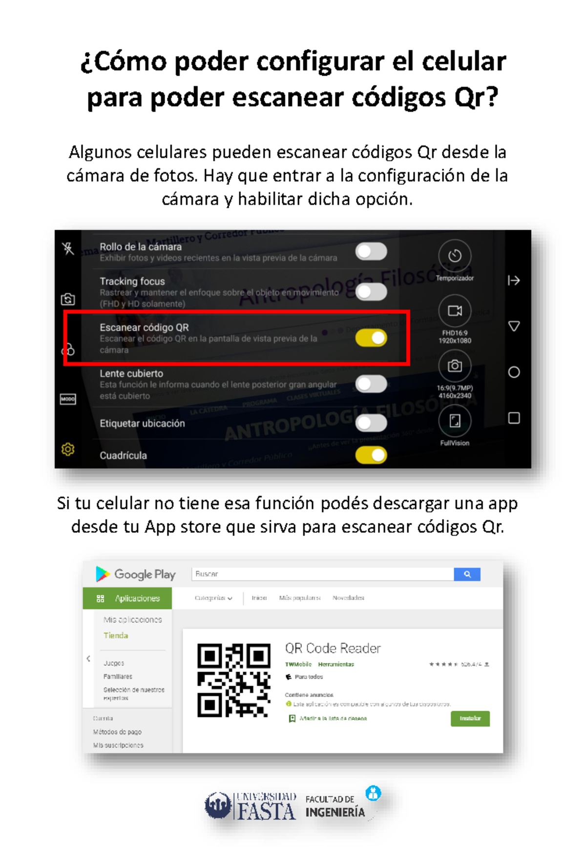 Cómo escanear el código Qr - Toxicologia Laboral - Algunos celulares ...