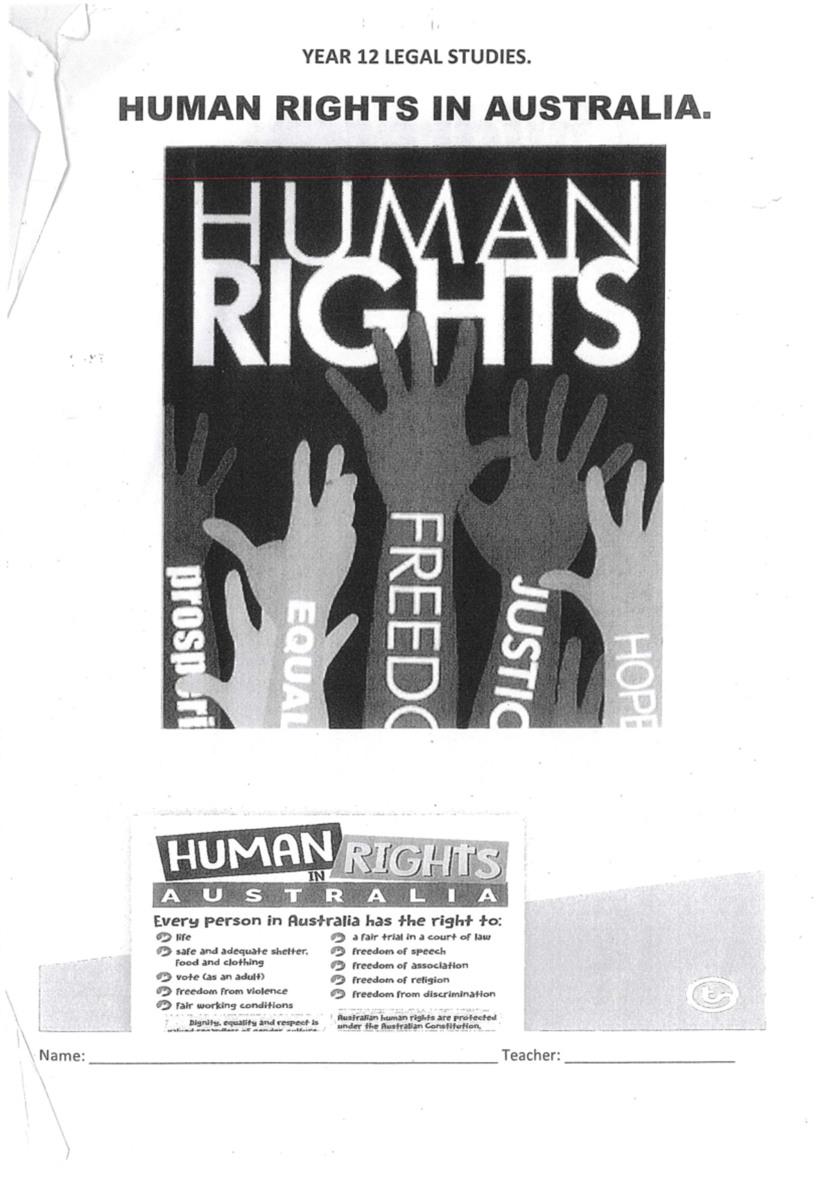Human rights workbook - Studocu