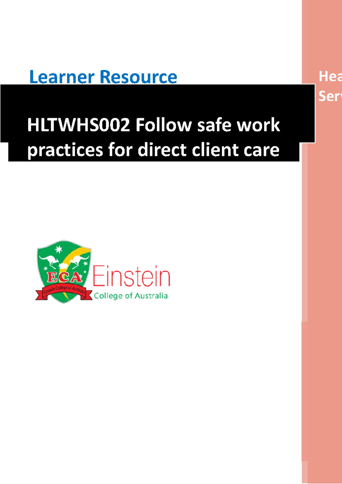7 Learner Resource Hltwhs 002. V2. 170616 - Hea Serv Learner Resource ...