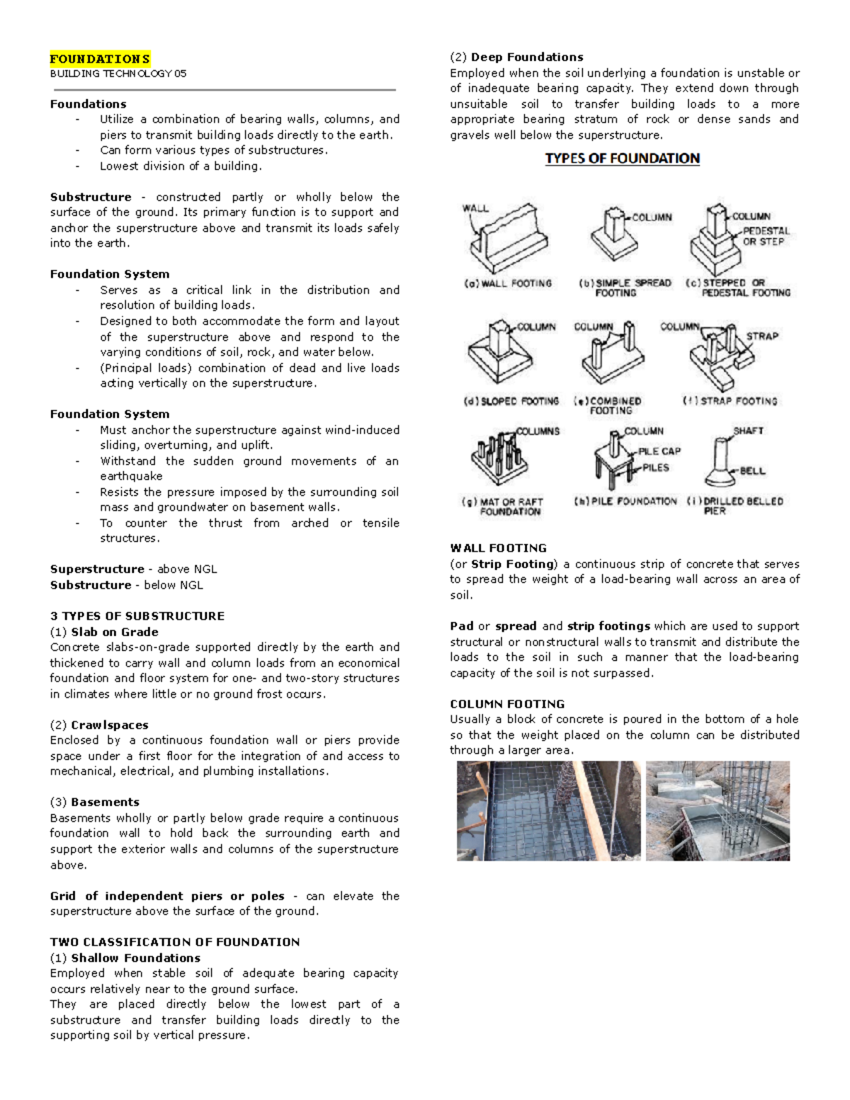 BT-Reviewer -Foundation-Retaining-Wall - FOUNDATIONS BUILDING ...