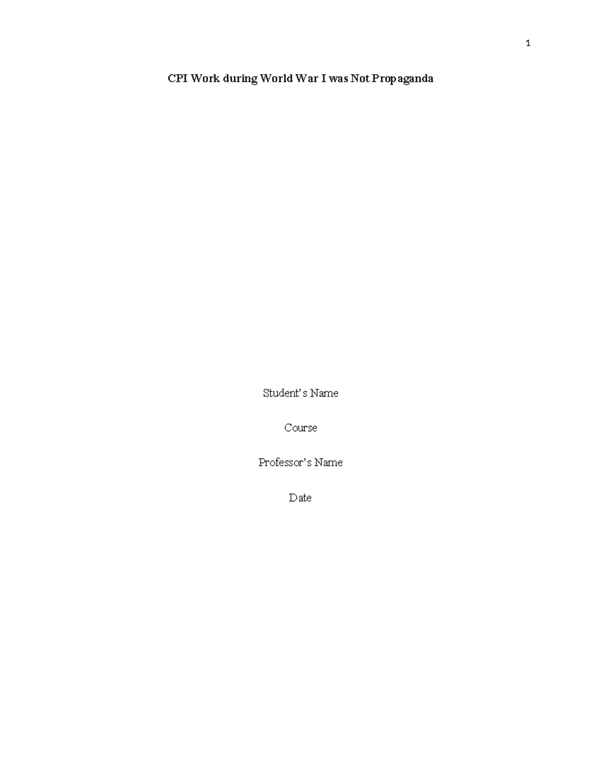 Advertising America - Summary Principles of Marketing - 1 CPI Work ...