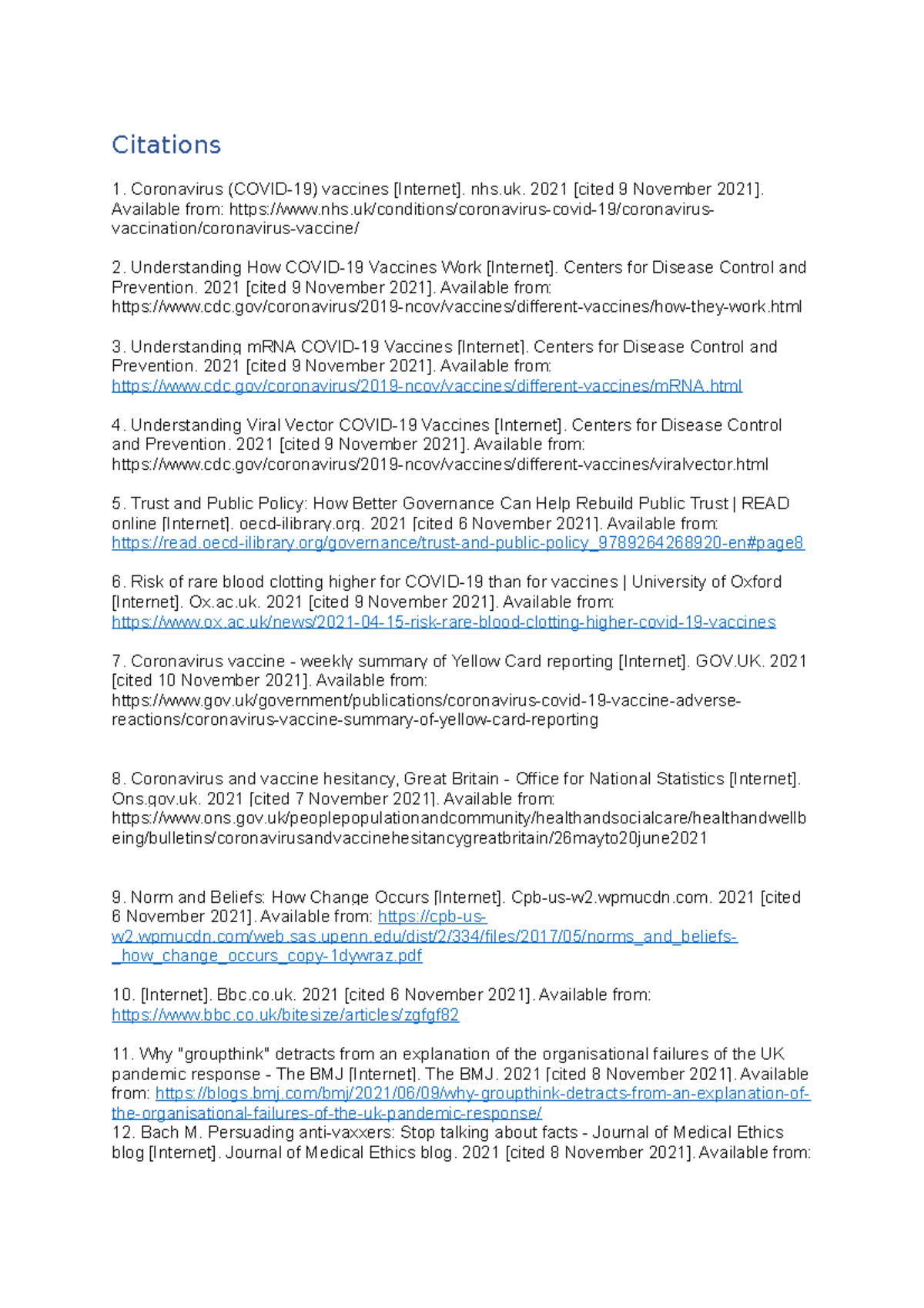 Citations-2 - citations - Citations Coronavirus (COVID-19) vaccines ...