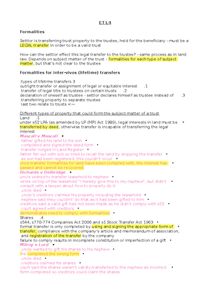 Tutorial 4 Activity - Tutorial 4 – Equity & Trusts Duties of Trustees ...