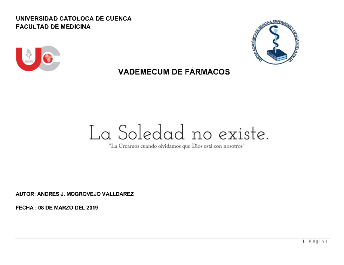 Vademecum Farmacos - La farmacología es el estudio de estos ...
