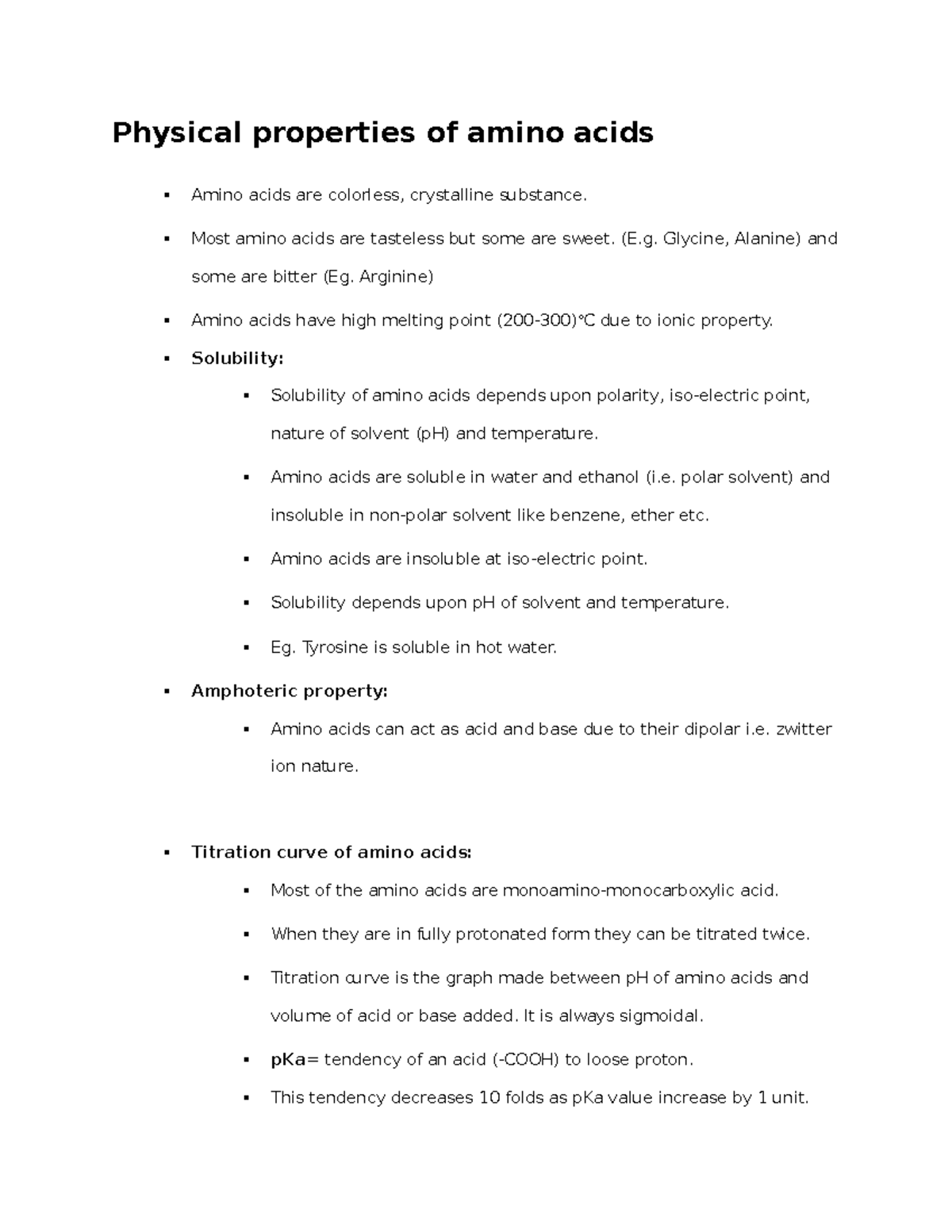Properties Of Amino Acids Biology Discussion at Oliver Goodisson blog