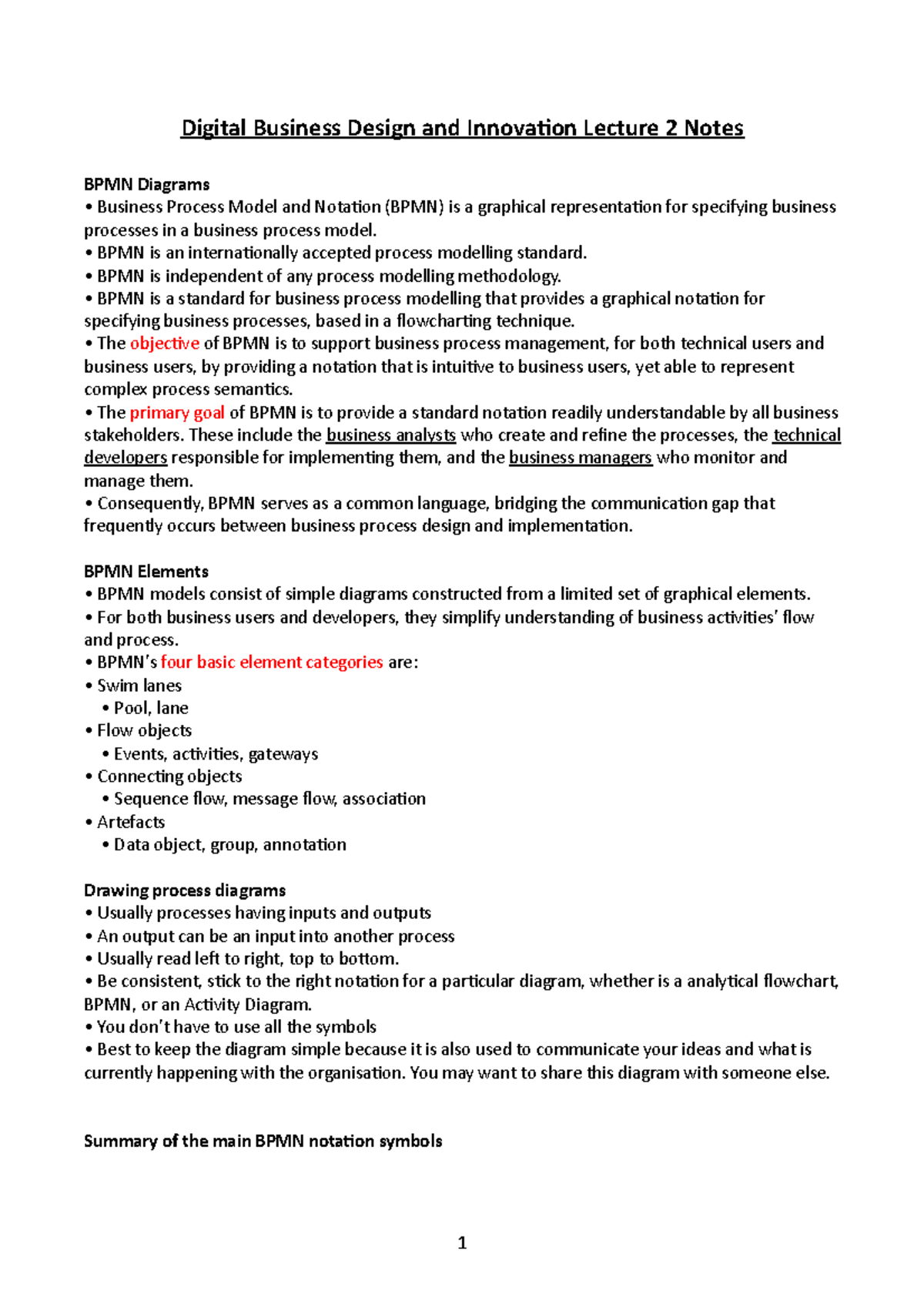 Digital Business Design Lecture 2 - Digital Business Design and ...