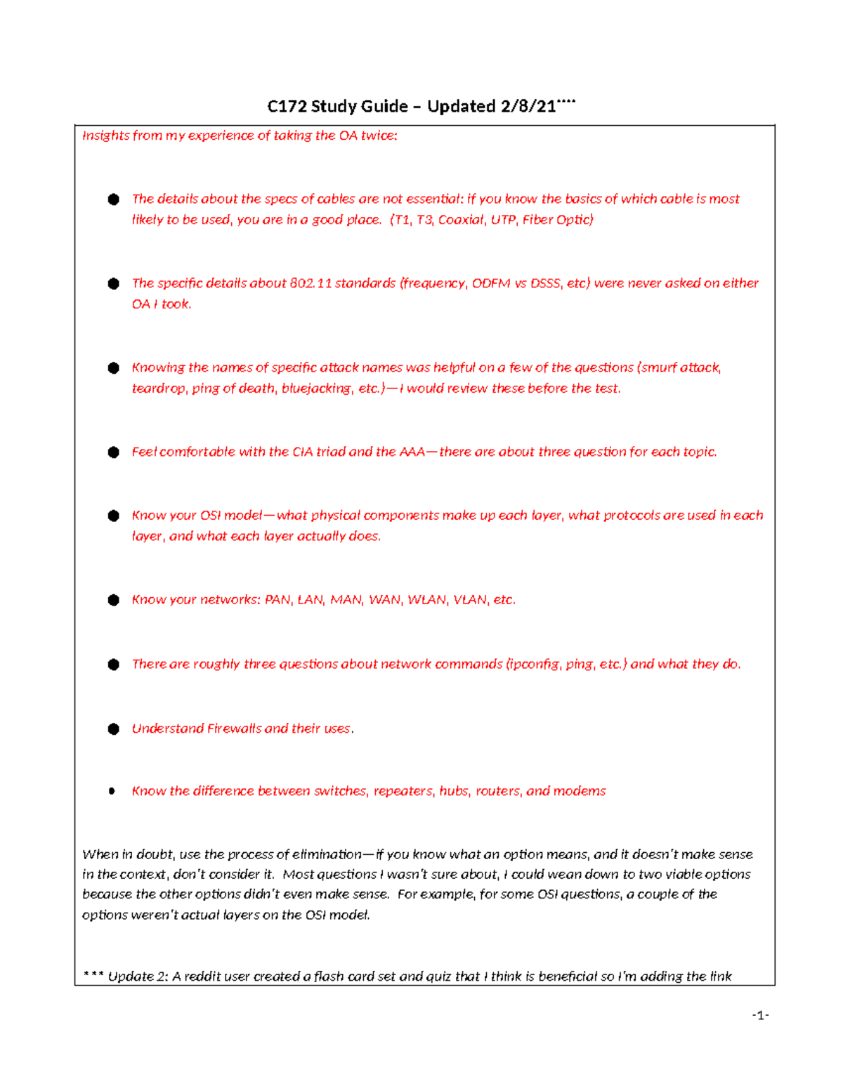 c172 which is d315 now - C172 Study Guide – Updated 2/8/21**** Insights ...