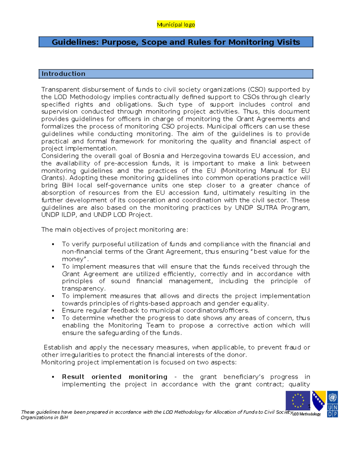 28-Projects-Implementation-Monitoring-Guidelines LOD Met - Municipal ...